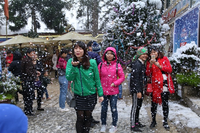 Sa Pa debuts Snow Festival - Viet Nam National Authority of Tourism