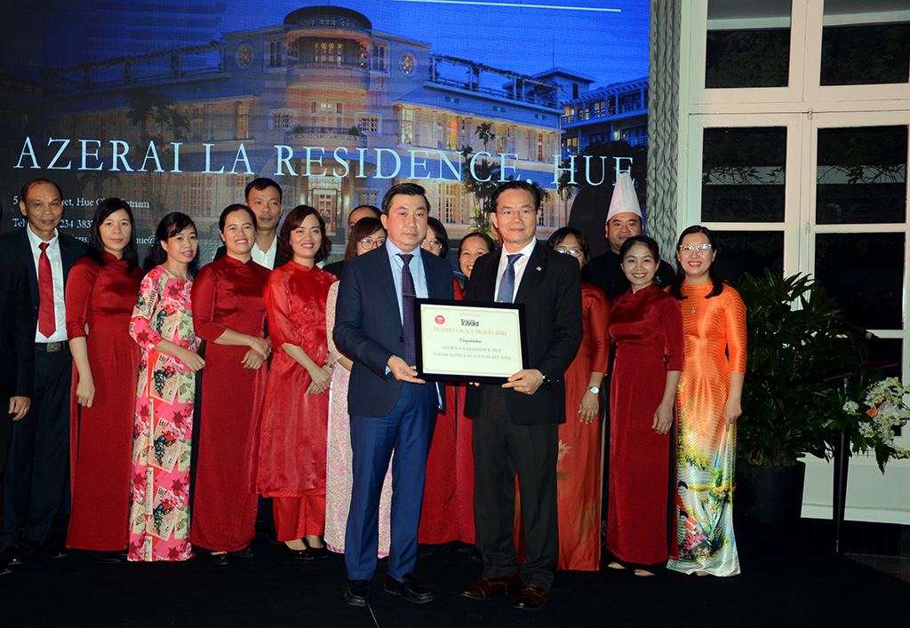Azerai La Residence Hue honored as “Top 10 best hotels in Southeast ...