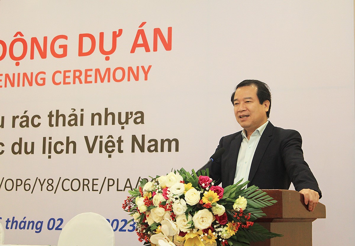 Project Opening Ceremony of reducing plastic waste in Vietnam tourism ...