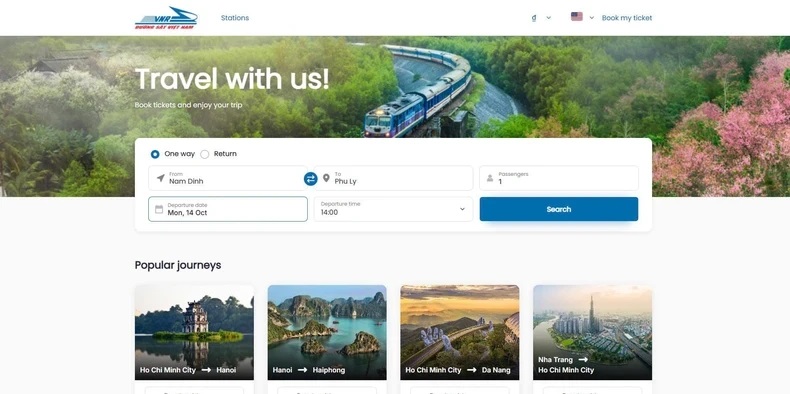 VNR: Rail tickets now available for purchase on online map services ...