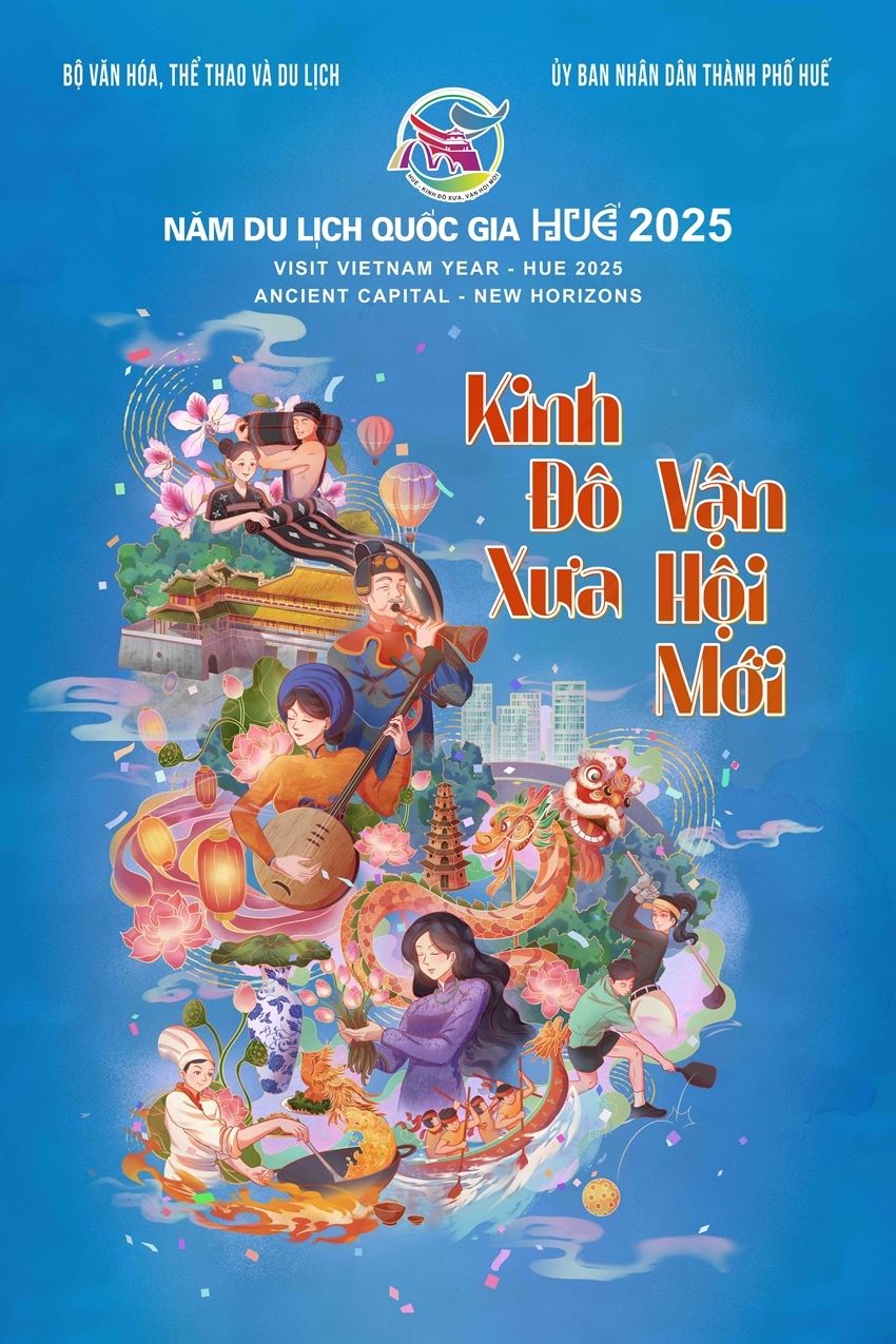 Official poster for the Visit Vietnam Year - Hue 2025 announced - Viet ...