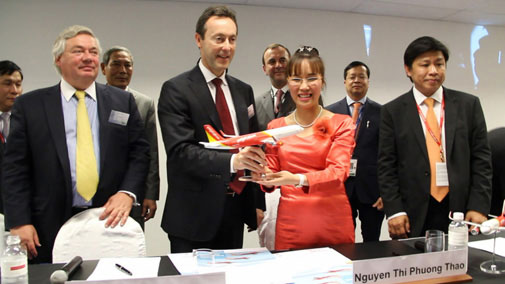 VietJetAir to add more than 100 Airbus single aisle aircrafts - Viet ...