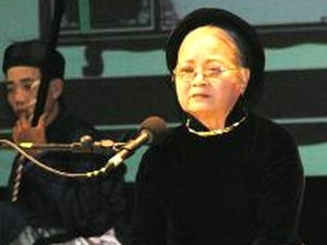 Famous Ca Tru singer to treat Hanoi audience - Viet Nam National ...