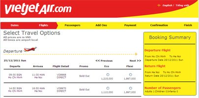 VietJet sells fares for maiden flights - Viet Nam National Authority of ...