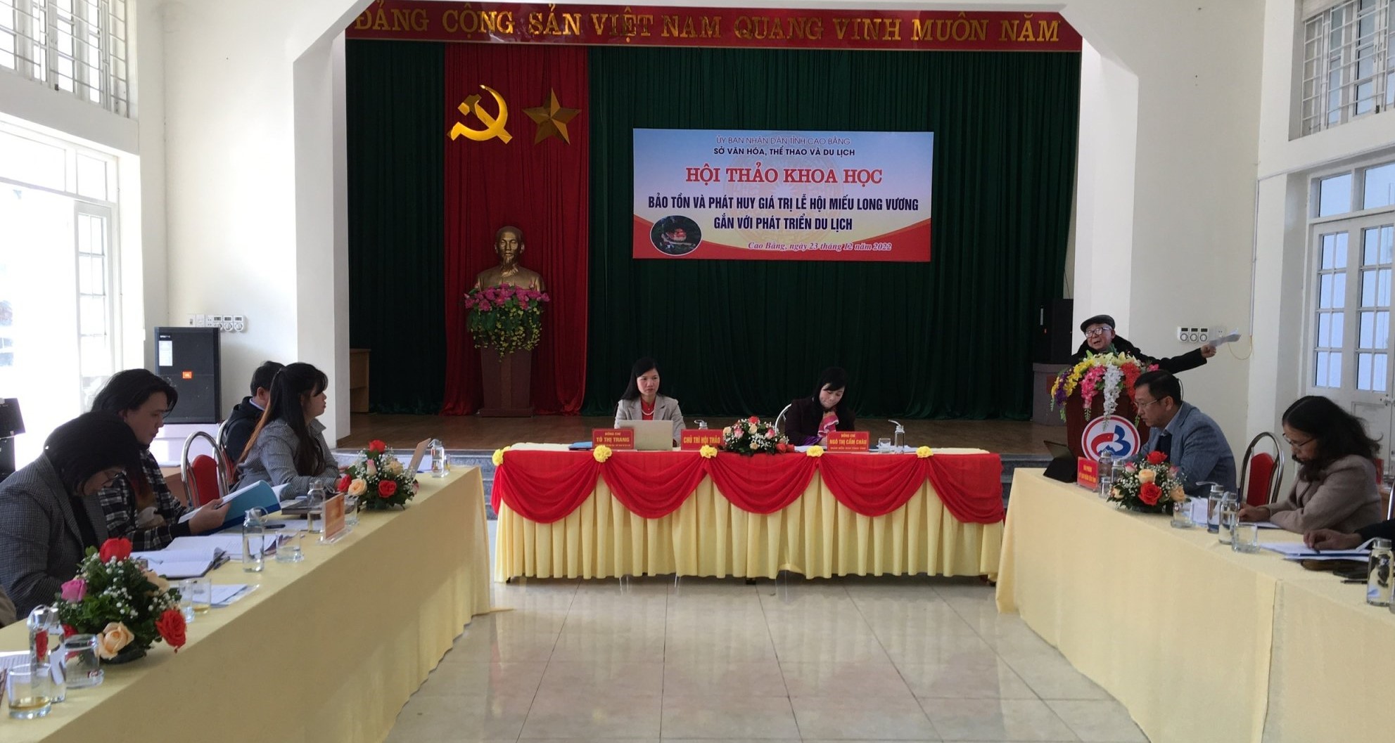 Cao Bằng: Hội thảo khoa học bảo tồn và phát huy giá trị Lễ hội miếu Long Vương gắn với phát ...