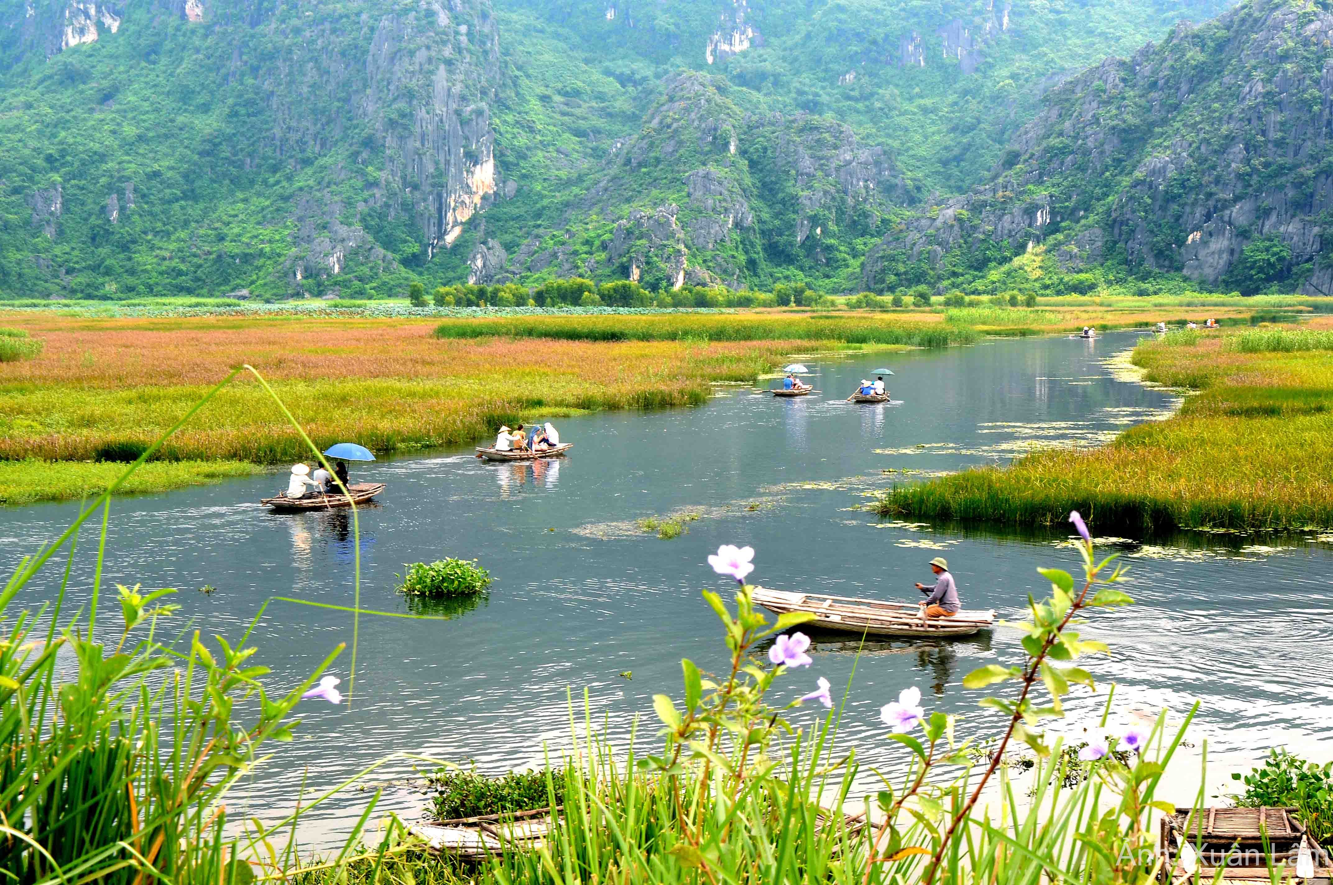 Ngao du đầm Vân Long (Ninh Bình) - Ngắm cảnh đẹp non nước hữu tình ...