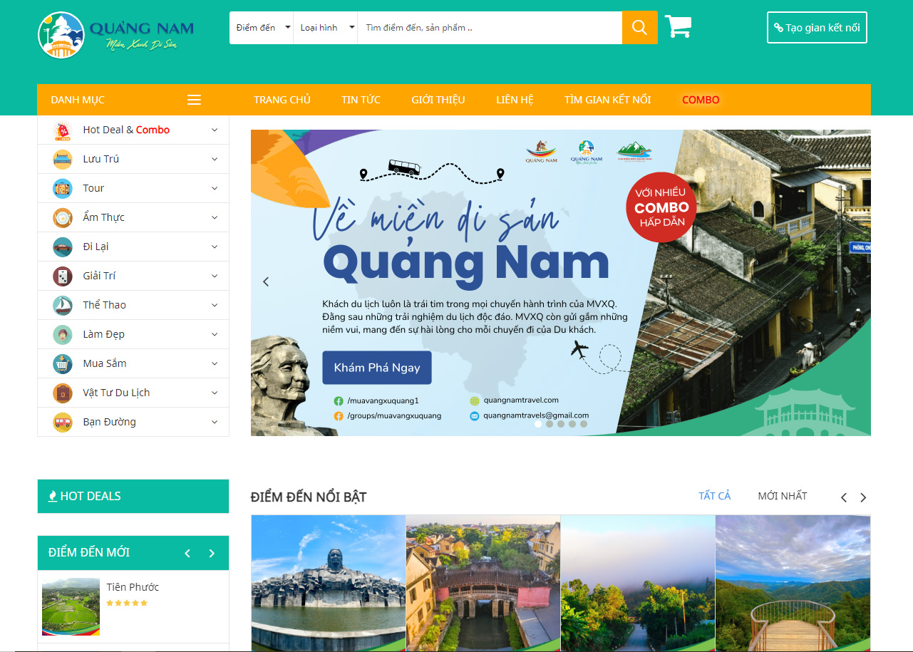 Quảng Nam ra mắt website kết nối du lịch - Cục Du lịch Quốc Gia Việt Nam